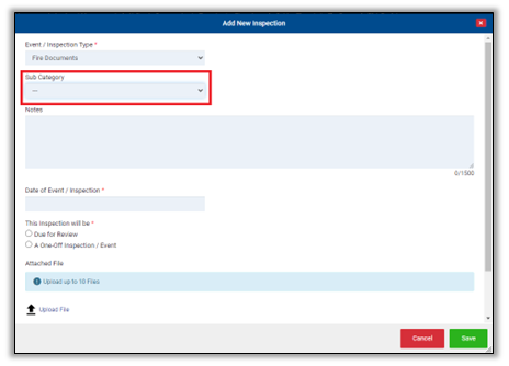 How to Log a New Inspection (Web)? – RiskWise Software Support