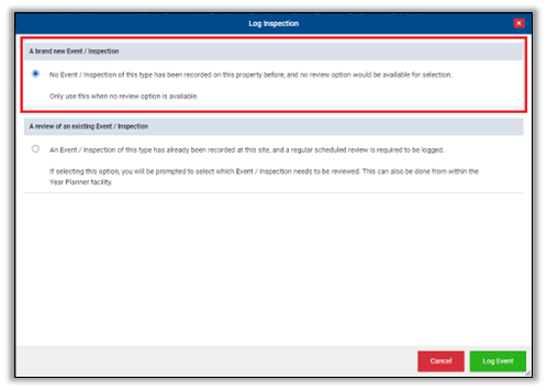 What is the difference between a brand new inspection and an inspection ...