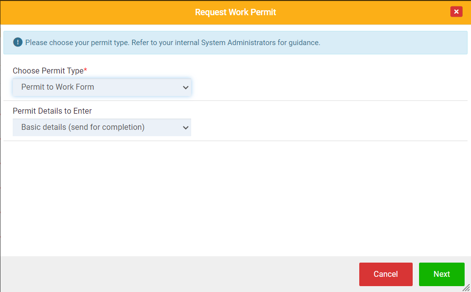 How to raise and fill in a permit? – RiskWise Software Support