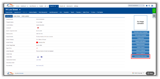 How can I send details of an action as an email? – RiskWise Software ...